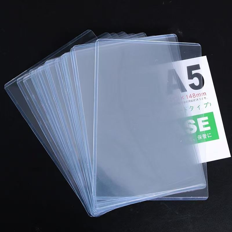 A3/A4/A5/A6 Transparent Hard Card Holder Card Case ID Makapal Id Holder ...