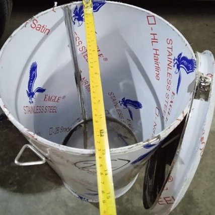 Balde ng taho soya unahan likuran complete set (PANGLAKO) stainless and ...