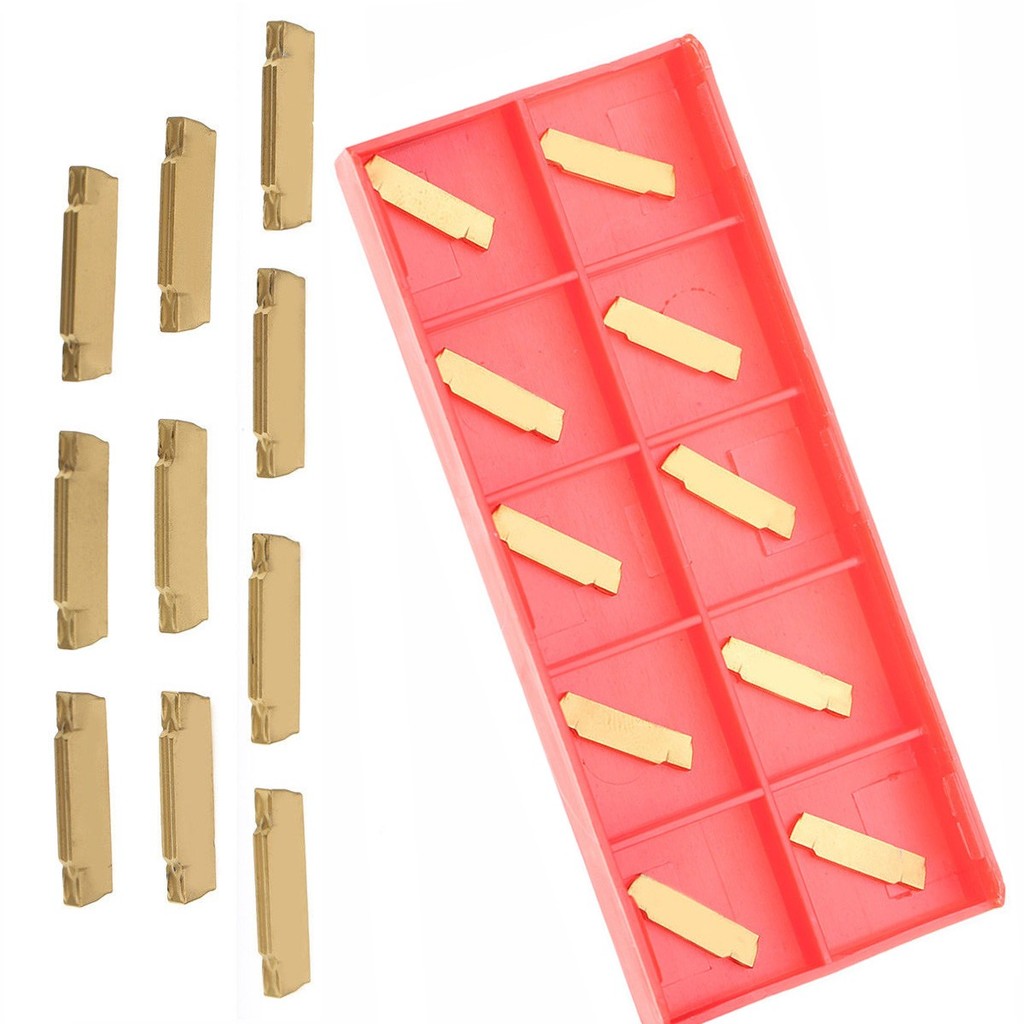 [heaven] 10pcs MGMN200-G 2mm Carbide Insert for MGEHR/MGIVR Grooving ...