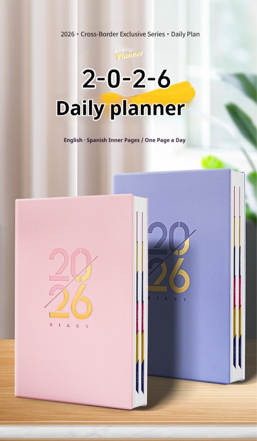 2026 Monthly&Weekly&Yearly Planner A5 English Schedule Daily Plan ...