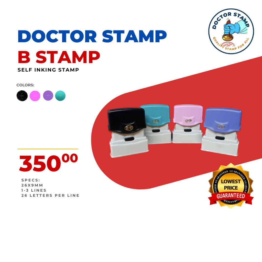 B Stamp by Doctor Stamp | Shopee Philippines