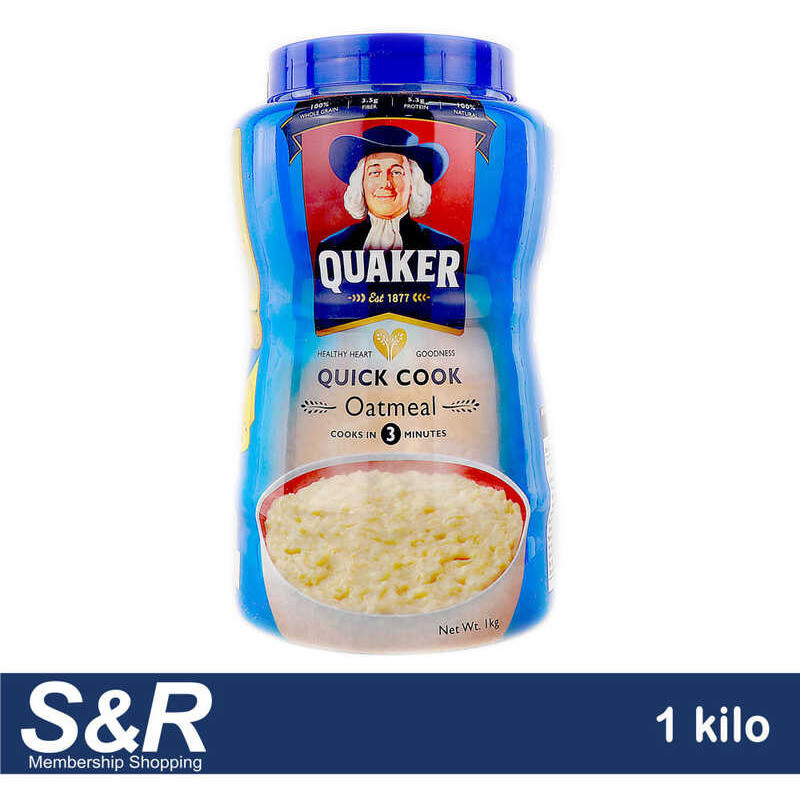 Quaker Quick Cook Oatmeal 1 Kg | Shopee Philippines