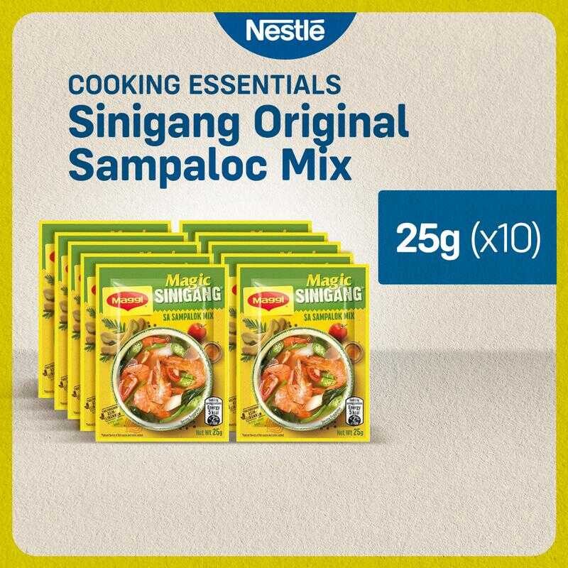 MAGGI Magic Sinigang Original Sampaloc Mix 25g - Pack of 10 | Shopee ...