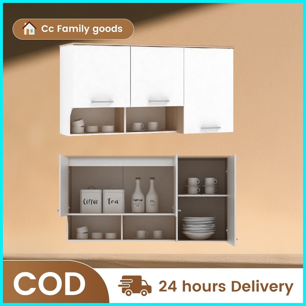 Kitchen Cabinet Hanging Cabinet Wooden Wall Cabinet | Shopee Philippines