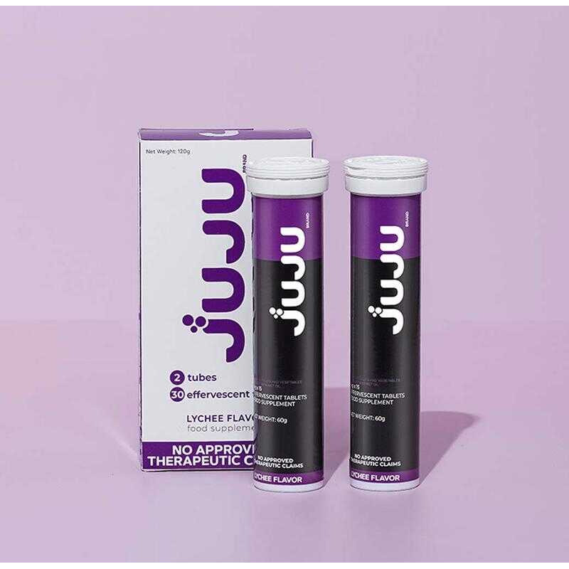 JUJU Lychee Flavor: 30 Effervescent Tablets Food Supplement | Shopee ...