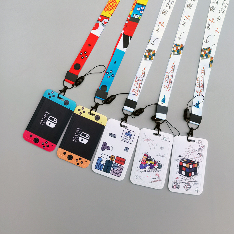 Student meal card case ins ID card case campus card cute transparent ...