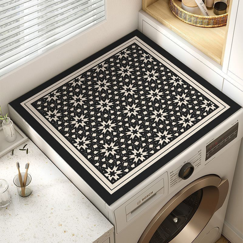 Simple Washing Machine Dust Cover Kitchen Drainage Mat Home Supplies ...