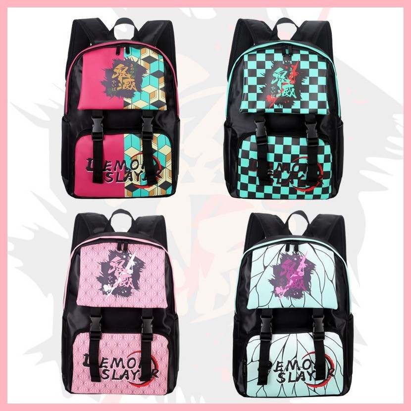 Backpack Tanjiro Nezuko Zenitsu Giyuu Kochou Shinobu | Shopee Philippines
