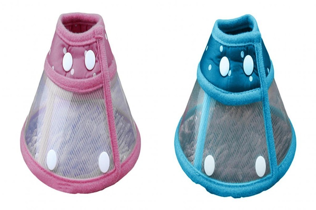 Dog Neck Protector Adjustable Portable Reusable Washable Dog Anti-bite ...