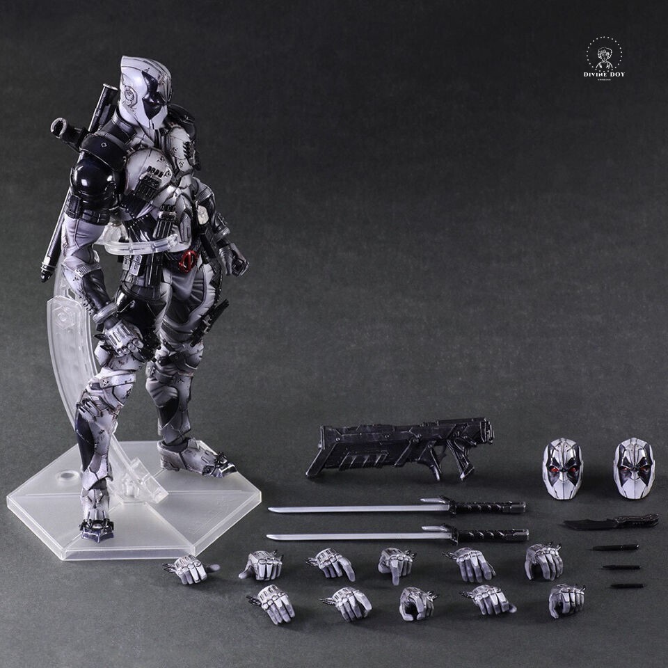 [Divine Doy] Gray Deadpool Figure X-Men Deadpool Deadpool Action Figure ...