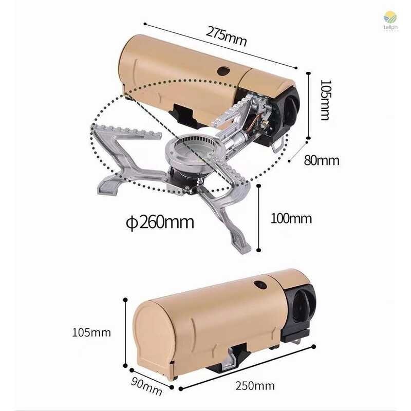 Camping Portable Cassette Folding Gases Burner Butane Stove 2600W Gamit ...