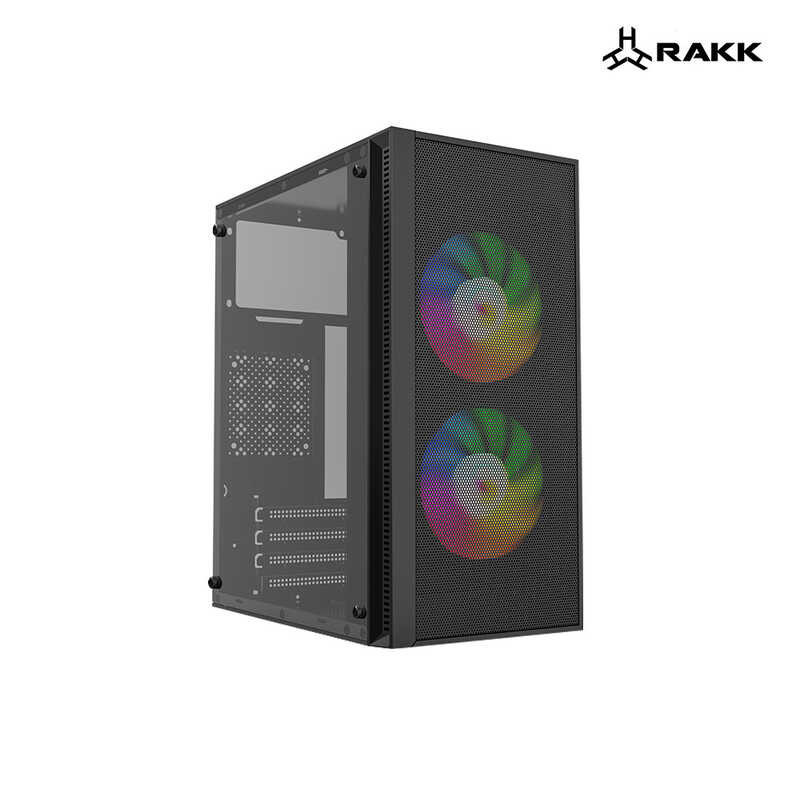 Matx RAKK NAYA / ATX Mesh Gaming Case Black For Desktop PC | Shopee ...