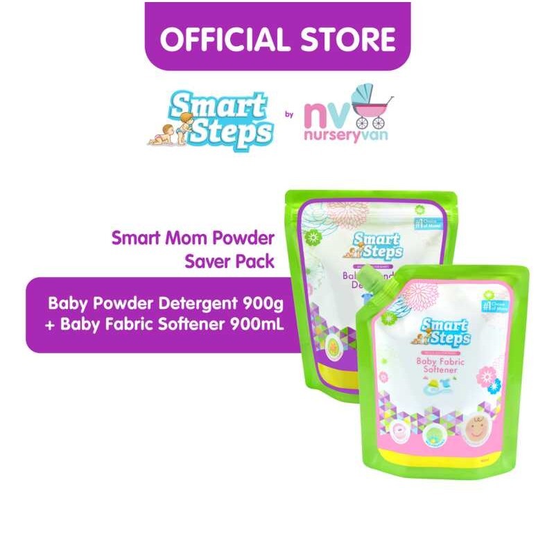2025 Smart Steps Laundry Detergent Powder + Baby Fabric Softener ...