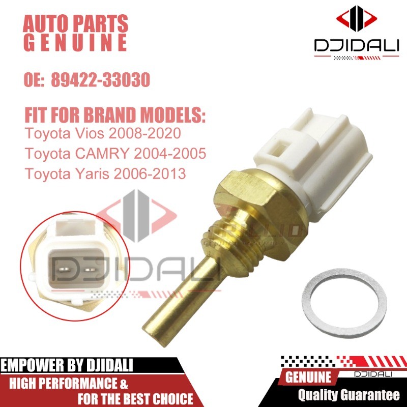 Water Temperature Sensor for 2008-2020 Toyota Vios 2 PIN 89422-06010 ...