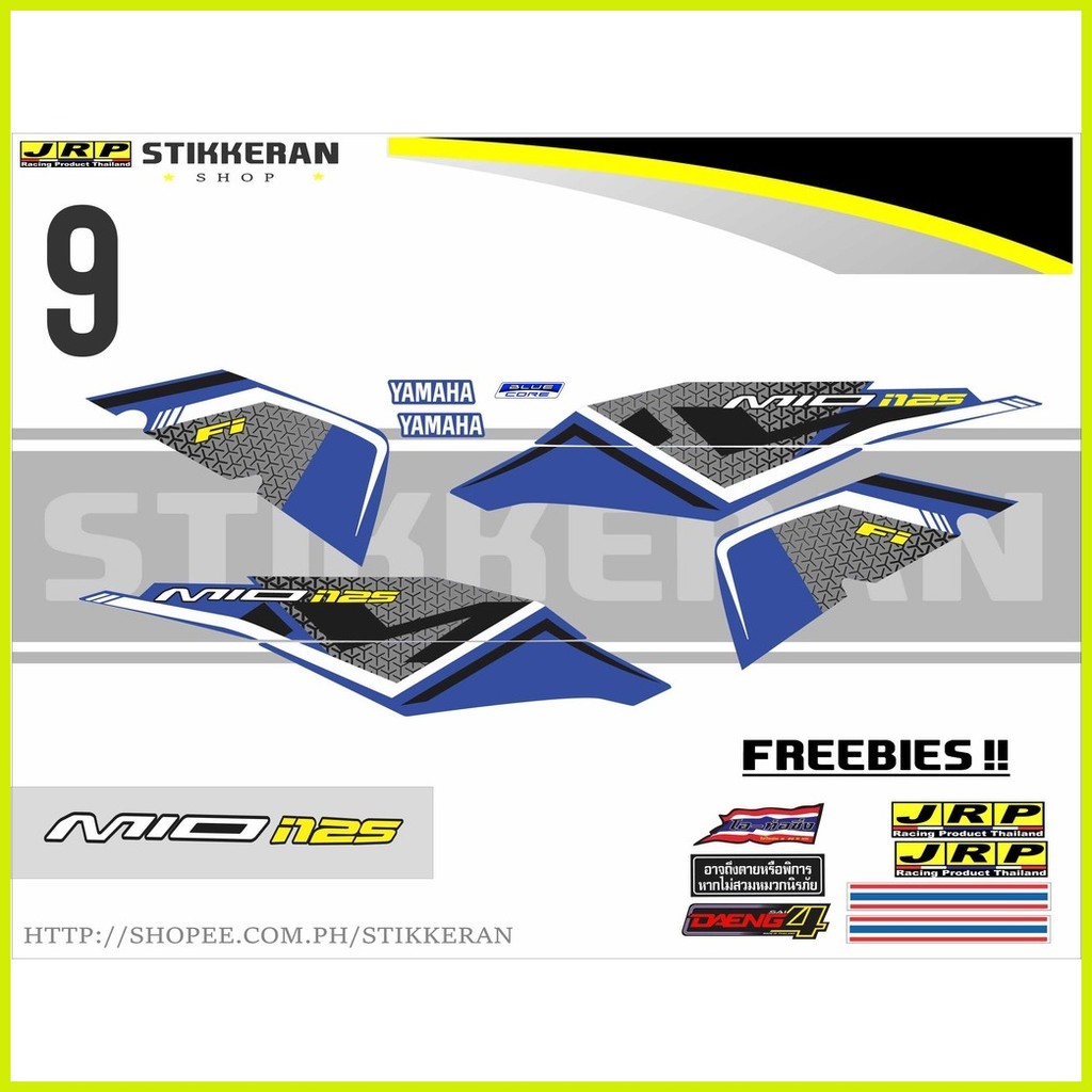 MIO i 125 M3 MALAYSIAN/INDO STOCK DECAL LIMITED EDITION | Shopee ...