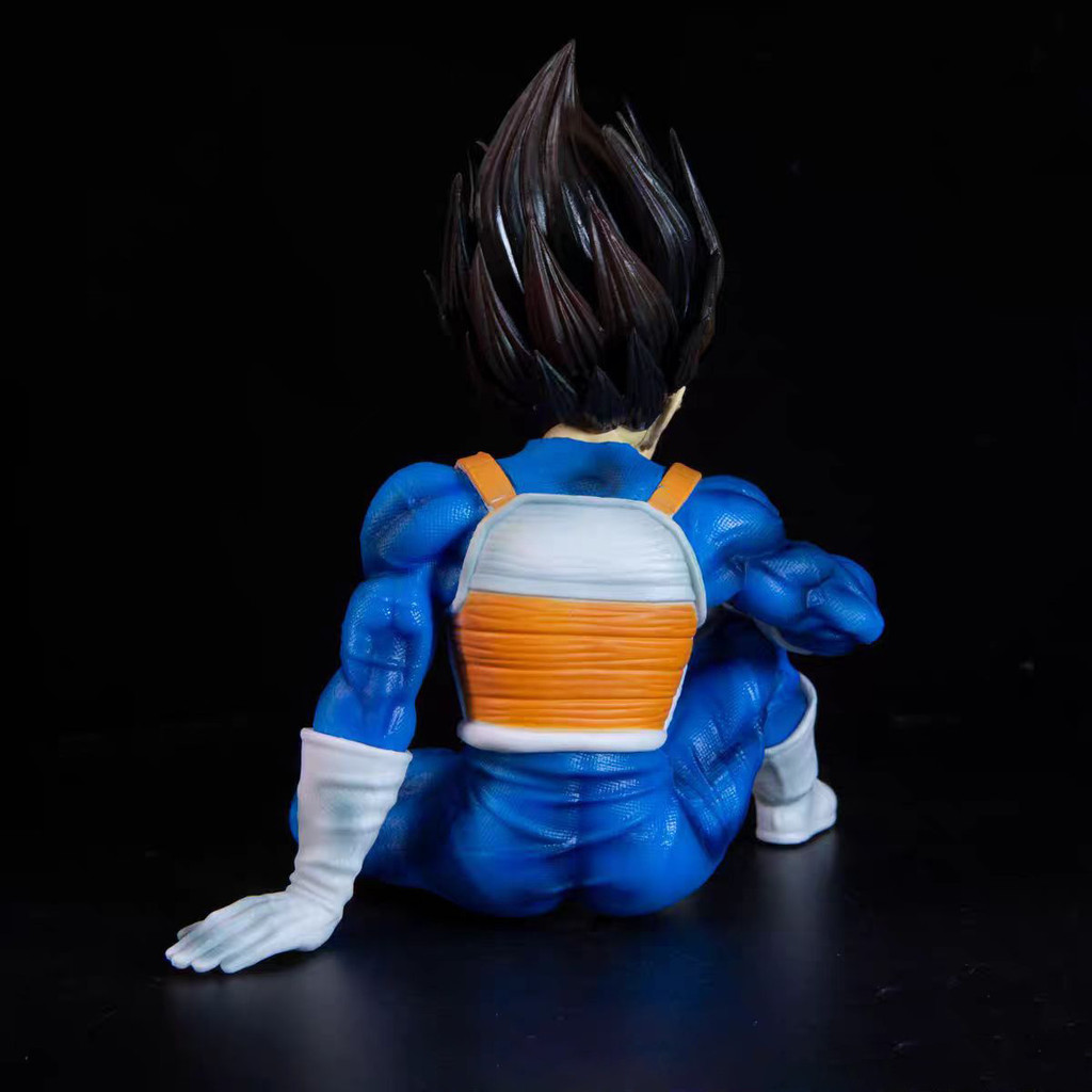 15Cm Anime Dragon Ball Action Figures Vegeta Figure Sitting Posture ...
