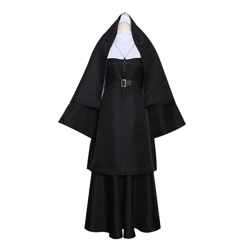 §≈ The Cosplay Costume Valak Black Uniform Robe Suit Halloween Party ...
