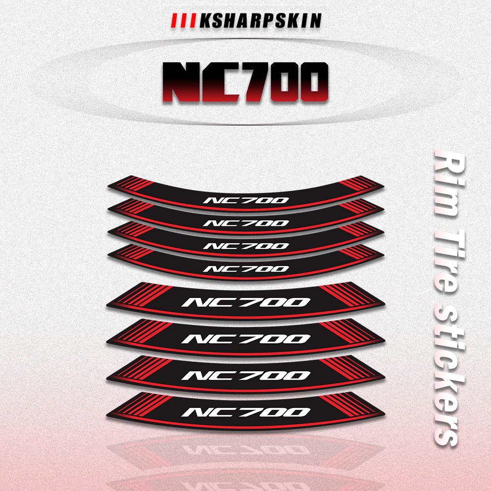 HONDA 76 For Nc700 Nc700s Nc700x Motorcycle Stickers Tire Rim ...