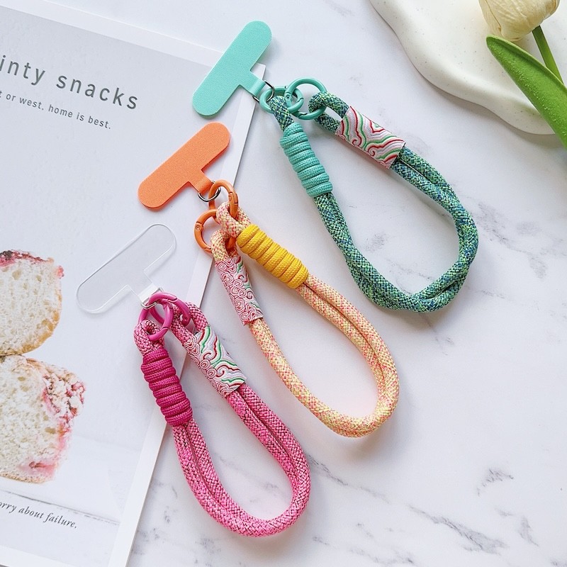Retro Color Universal Mobile Phone Lanyard Strap Hanging Chain Ring ...