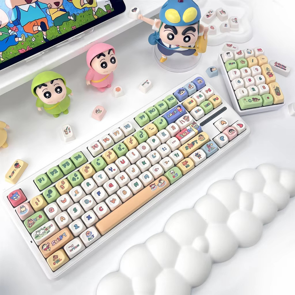 Cartoon Keycap MOA Profile PBT Thermal Dye Sublimation Cute Mechanical ...