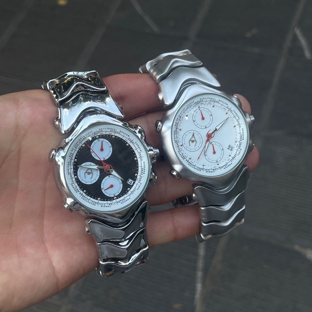 Oakley Three-Eyed Watch Panda Black White Bright vintage Medieval Watch ...