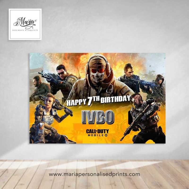 Call Of Duty Birthday Banner Backdrop | Shopee Philippines