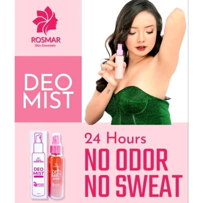 SCCS~Buy 1 Take 4 Rosmar Skin Essentials Kagayaku Deo Mist Spray 24Hours No Sweat & Body Odor ...