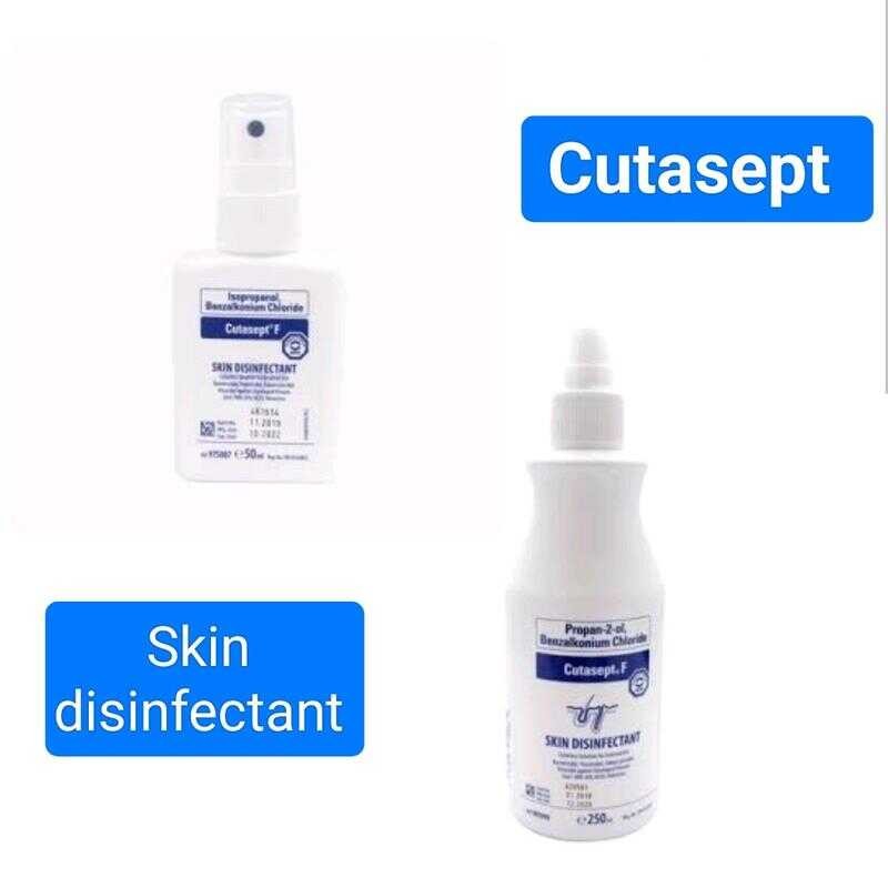 Cutasept skin disinfectant spray for wounds 50ml and 250ml Healing ...