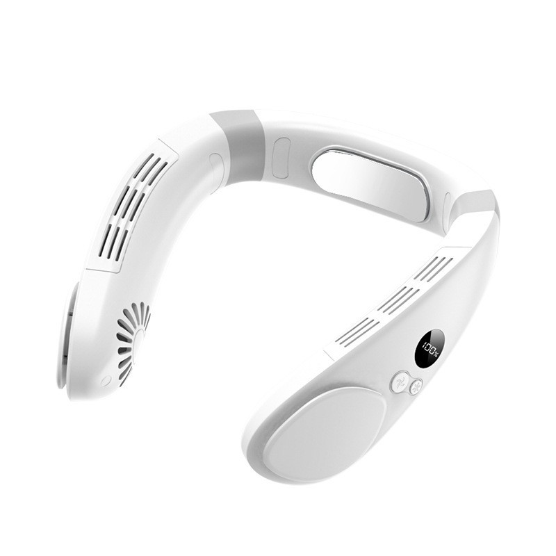 Tixx Neck Fan Portable Rechargeable Bladeless Strong Wind Electric Mini ...