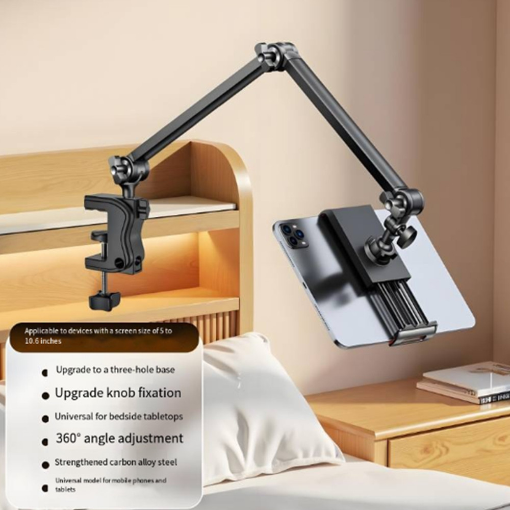 Live Lazy Cell Phone Holder for Tablet PC Bed Desktop Folding ...