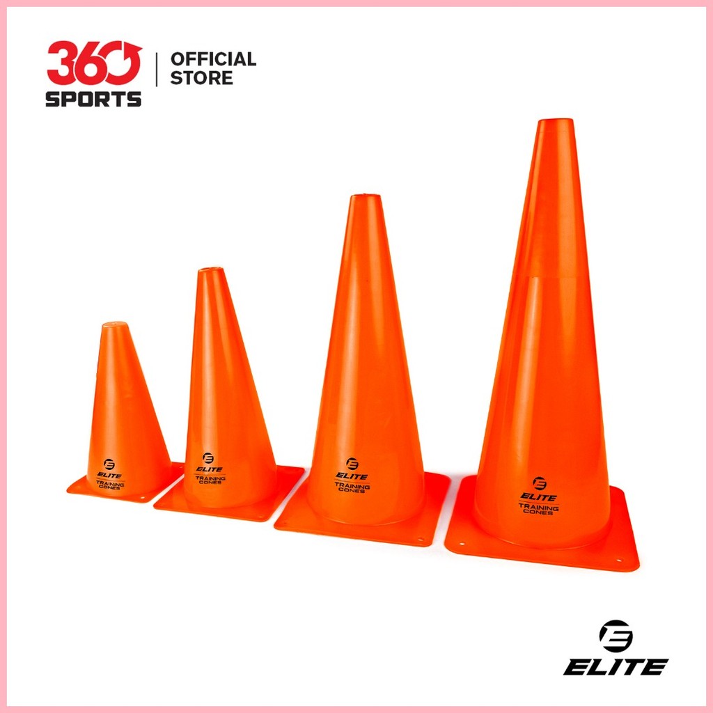 Elite Orange Training Cones - 5pcs | Shopee Philippines
