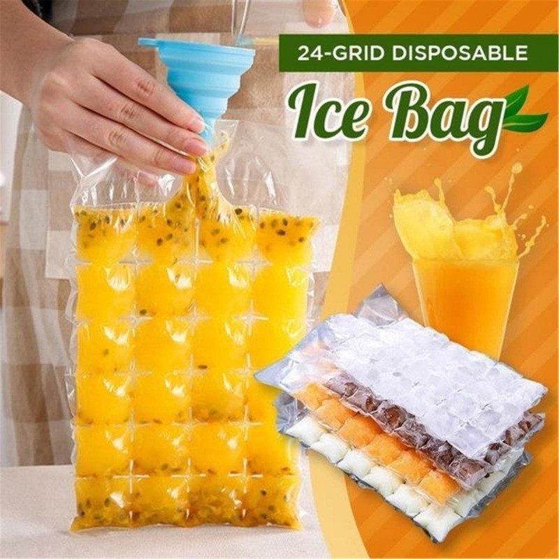 50pcs Disposable Ice Pack Freezer Ice Pack Self-sealed Make Edible ...