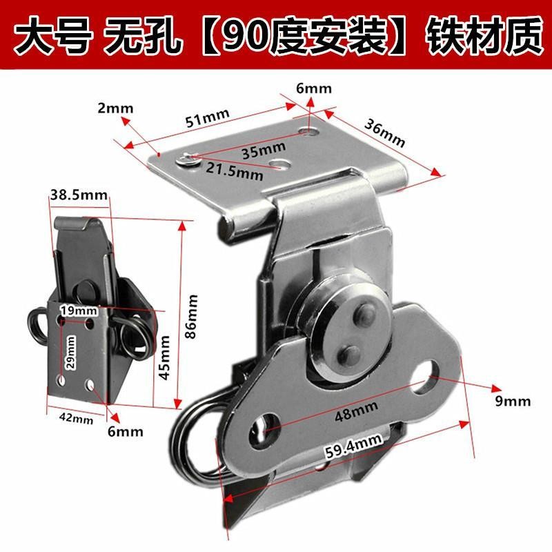 304Stainless Steel Packing Box Butterfly Lock Toolbox Lock Wooden Box ...
