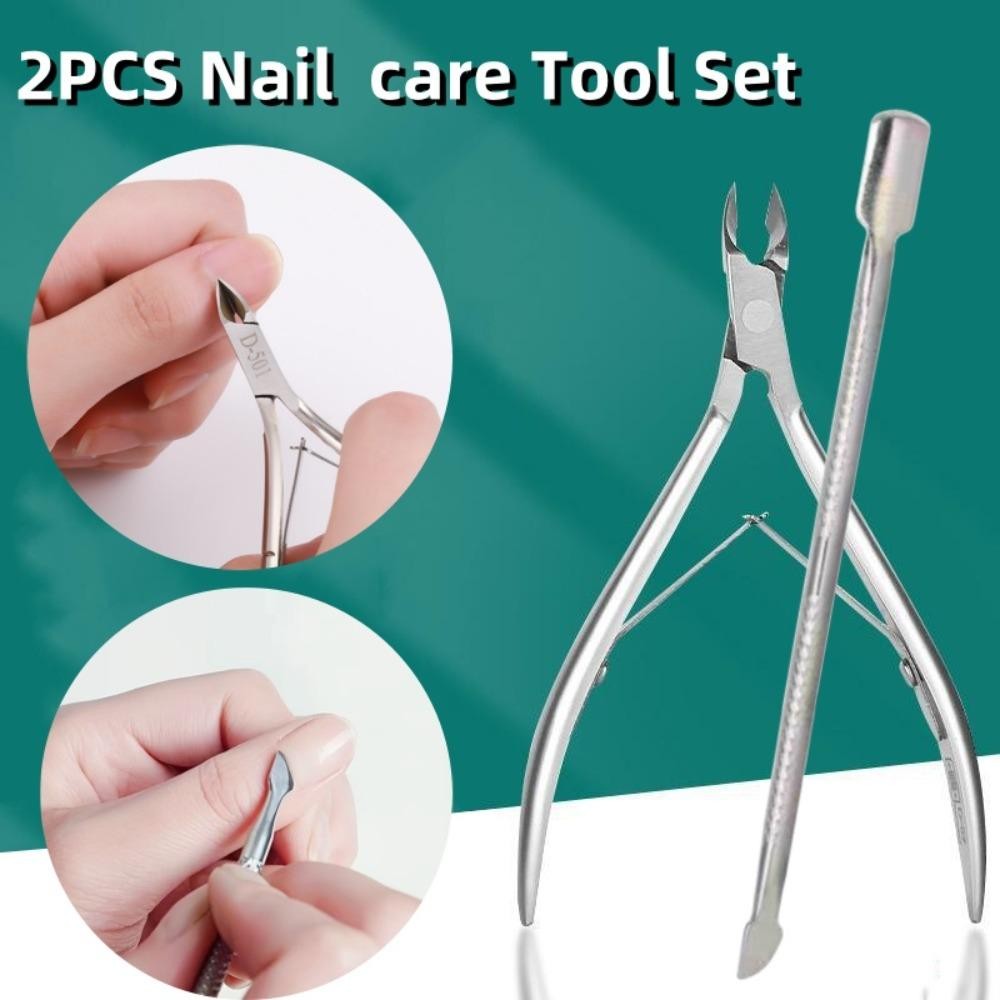 2pcs Manicure Tool Set Professional Dead Skin Cutters Manicure Dead ...