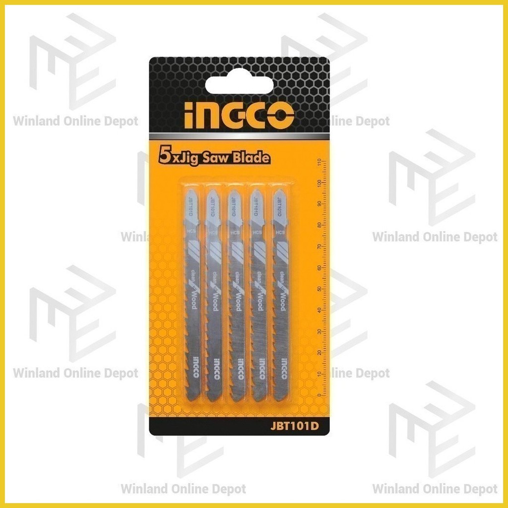 Ingco by Winland 5PCS Jigsaw Blade Clean Cut Jig Saw Blade for WOOD ...