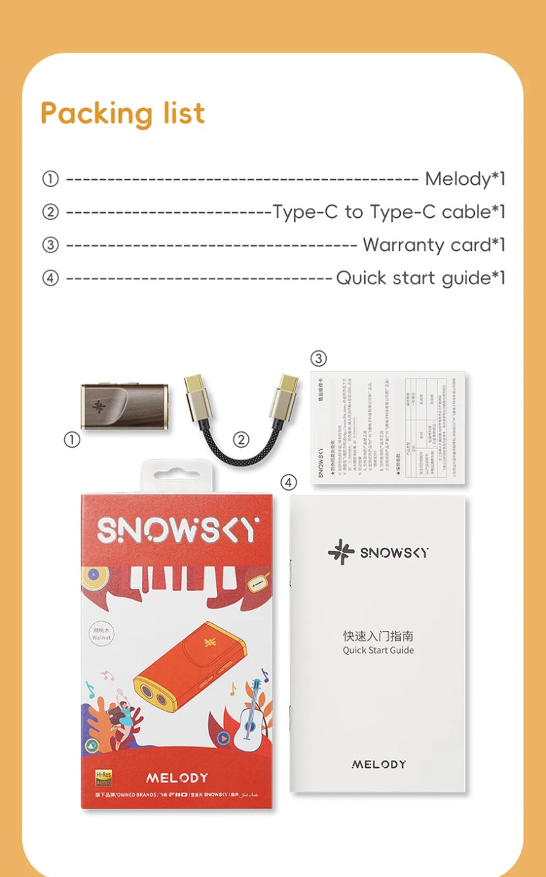 Fiio Snowsky Melody, DAC and Amplifier: Portable Dual CS43131 Dongle ...