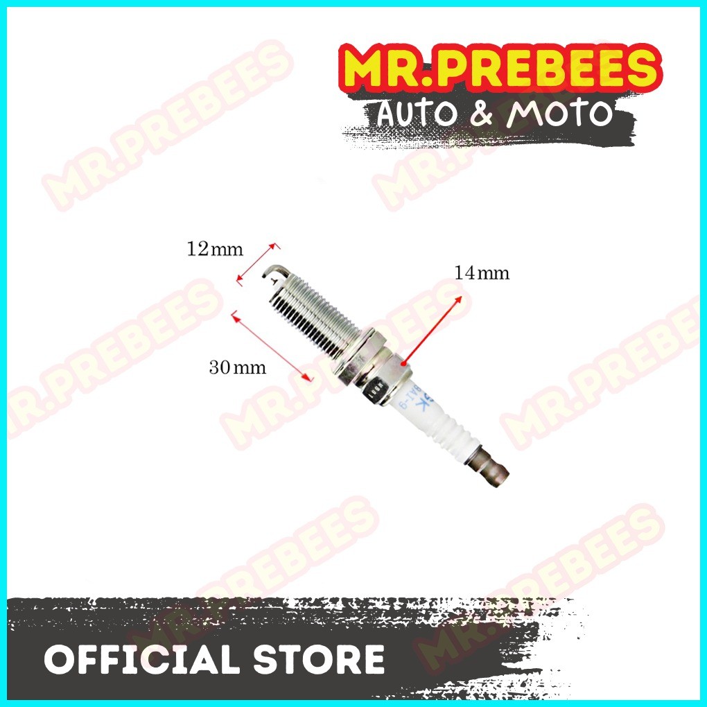 NGK Laser Iridium Spark Plug - LKAR8AI-9 For Rouser NS200 / RS200 / DOMINAR 400/ KTM DUKE RC ...