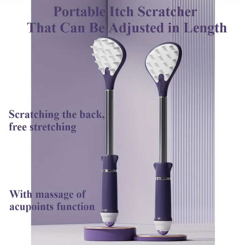 Tickle Itchy Scratcher Telescopic Scalable Back Scratch Tool Portable ...