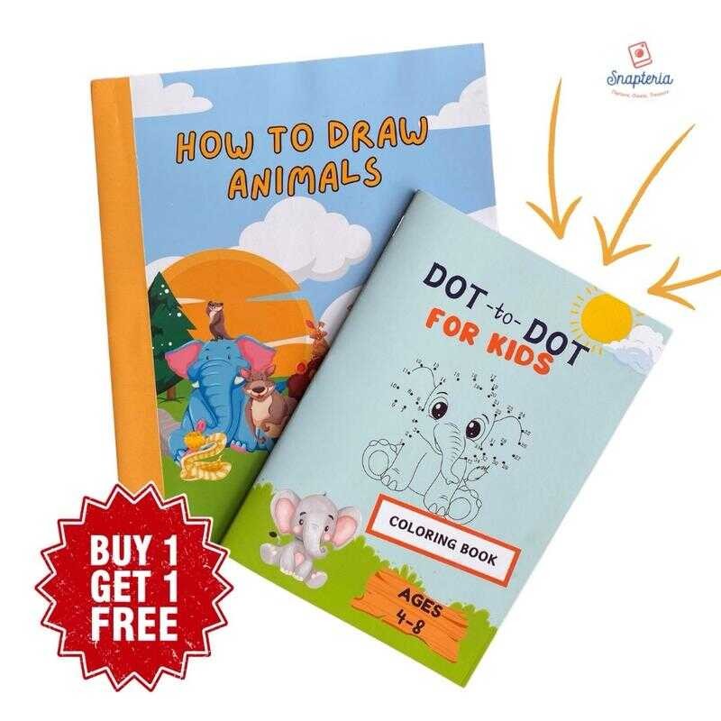 Buy Get 1 Free| How Draw Animal Kid| Learn Draw| Dot To Dot| Coloring ...