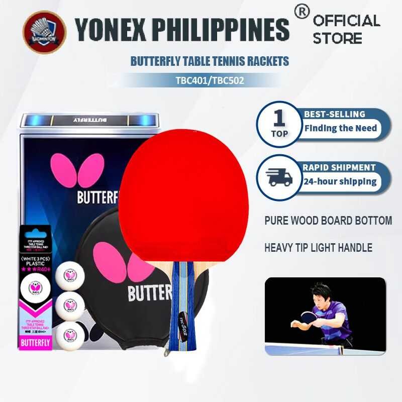 Butterfly TBC 401/502 Table Tennis Rackets Genuine Five Star Only ...