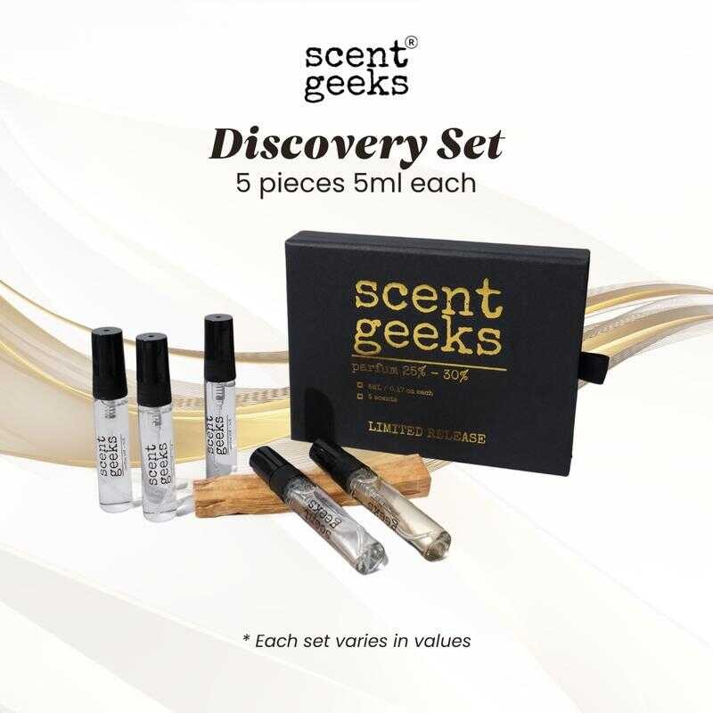 Scent Geeks 5Ml Oil Perfumes Discovery Set 25-30% Parfum (5Pcs Each ...