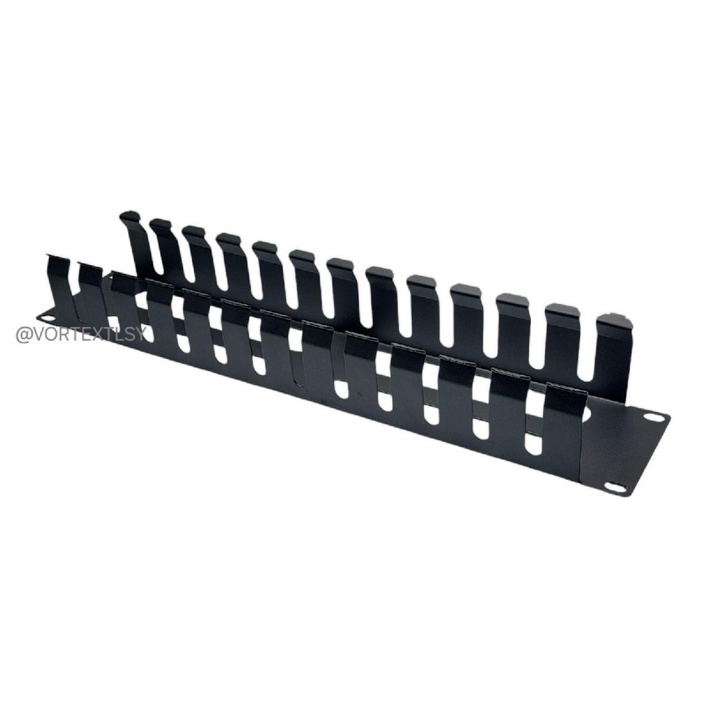 METAL CABLE ORGANIZER 2U 12 SLOT / METAL CABLE MANAGEMENT 2U/12 SLOT ...