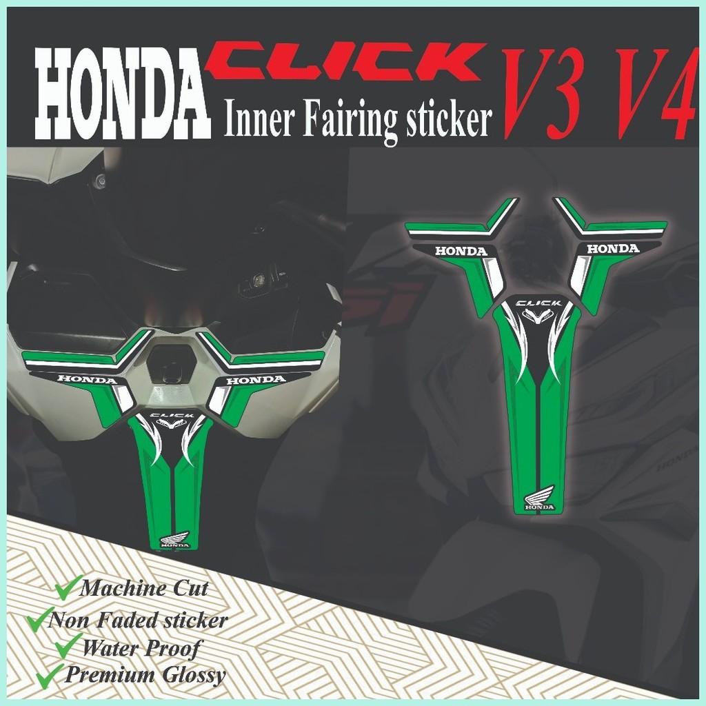 Honda click Version 4 and Version3&2 Kilay tint New Design kilay tint ...