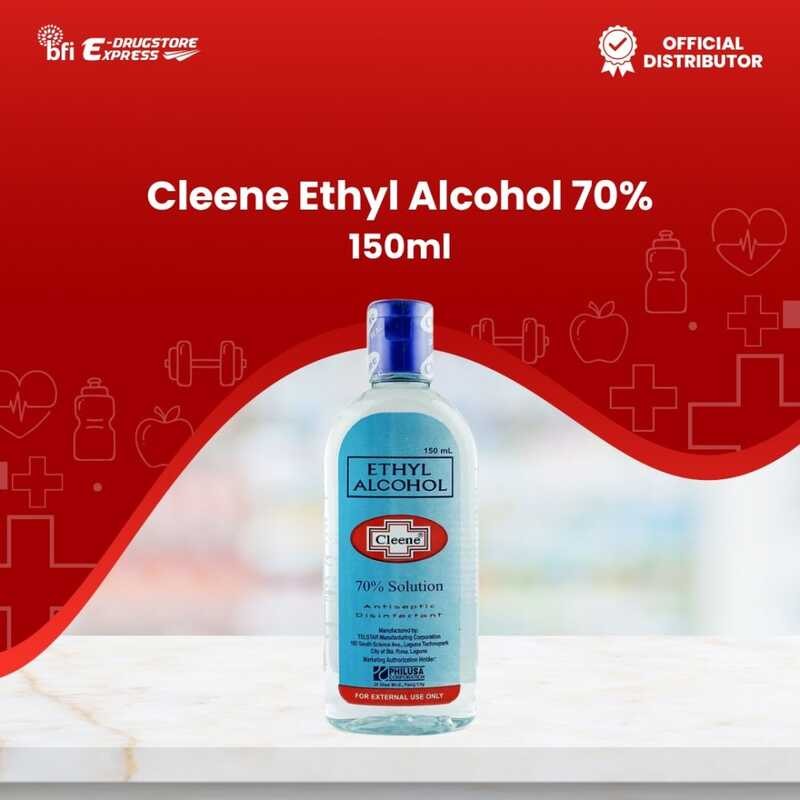 Cleene Ethyl Alcohol 70% 150Ml Ab0 | Shopee Philippines