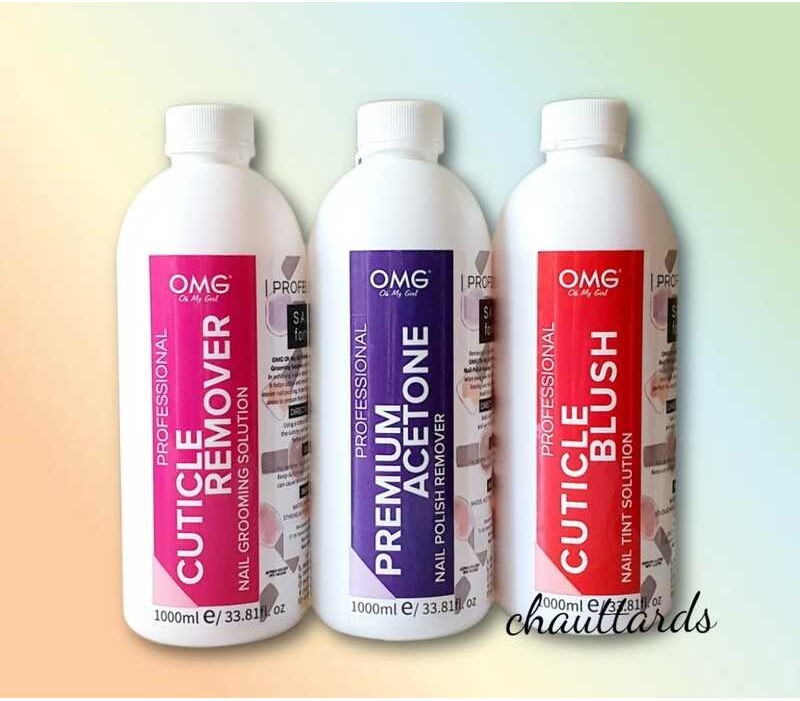 OMG PREMIUM ACETONE CUTICLE MUTICLE BLUSH 1 LITER COD | Shopee Philippines