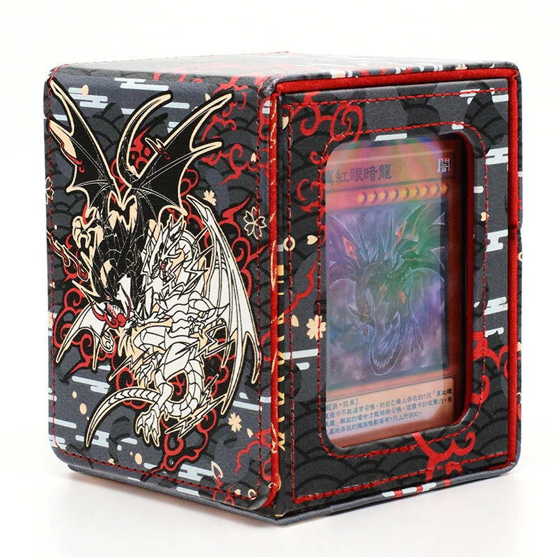 EDH Game Card Deck Box with Dice Tray for MTG Cards, 120+ Card Storage ...