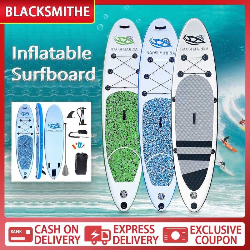 Inflatable Surfboard SUP Stand Up Paddle Board Kayak Water Yoga Board ...