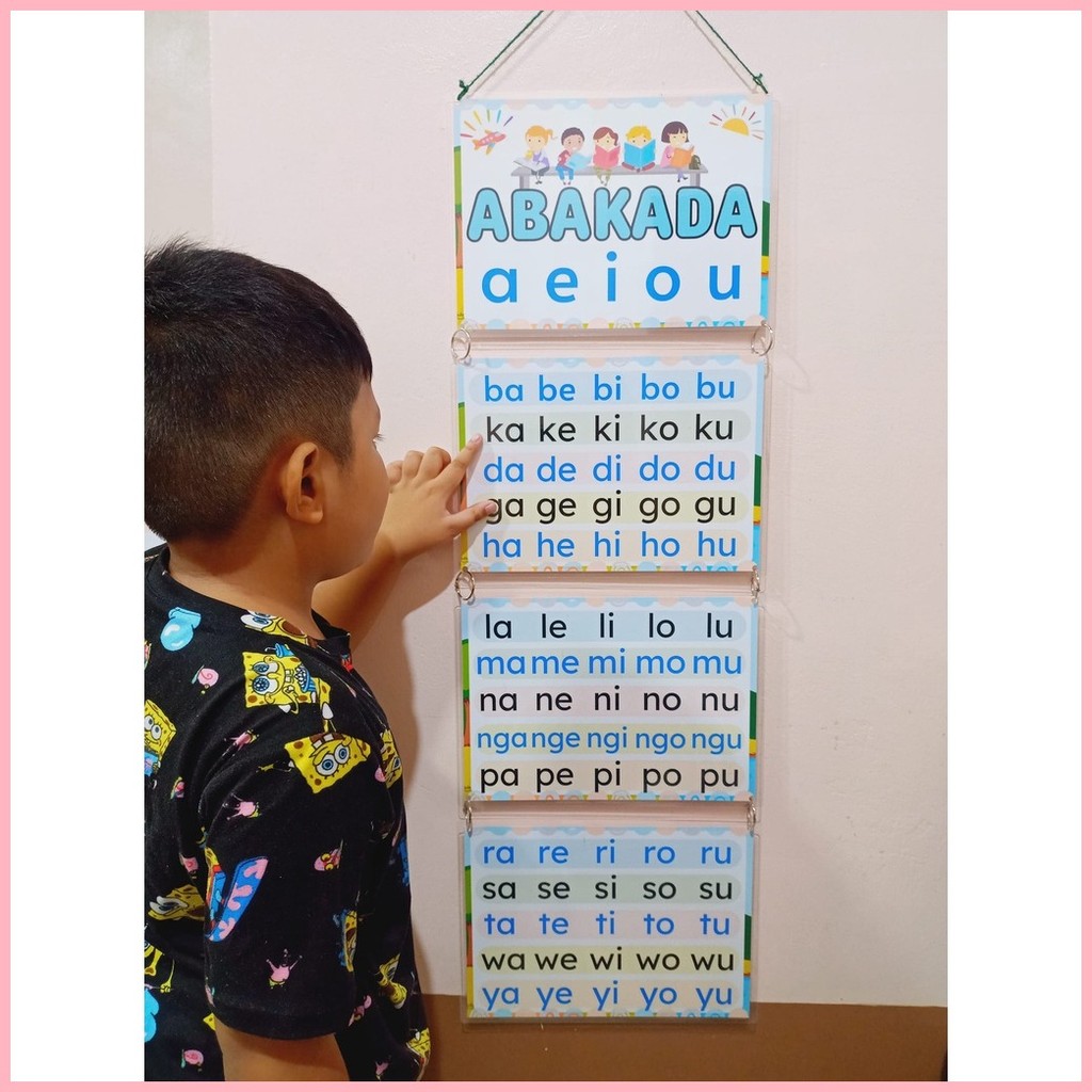 ♂ ABAKADA, ABAKADA HANGING CHART - ABAKADA - PAGBASA - FULLY LAMINATED ...