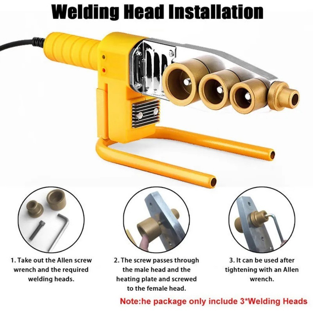 220V 1000W PPR Heater / Fusion Machine with Mould Size 20, 25, 32mm PVC ...