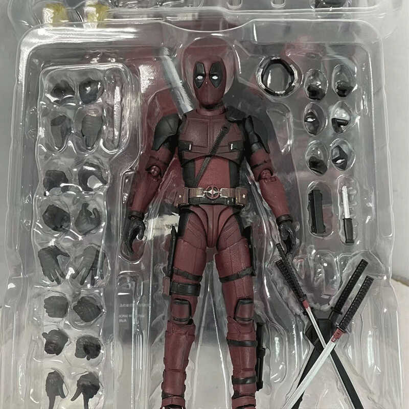 6 SHF Deadpool 2 Action Figure PVC Superhero Collection Doll Model Toys ...